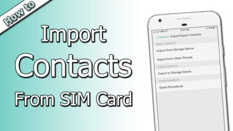 How to Import and Export Phone Contacts On Android & iPhone - TechCommuters