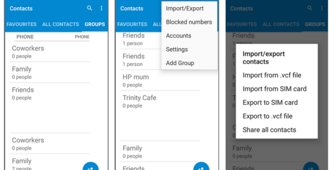 How to Import and Export Phone Contacts On Android & iPhone - TechCommuters