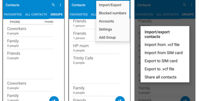 How to Import and Export Phone Contacts On Android & iPhone