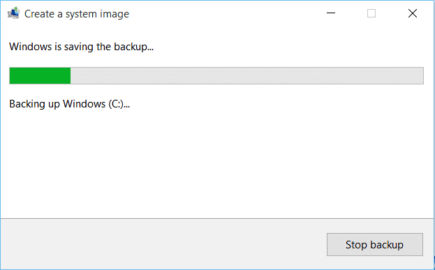 How to Create System Image in Windows 10 - TechCommuters