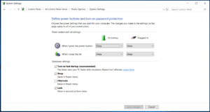 What is Fast Startup in Windows 10? How to Enable/Disable it?