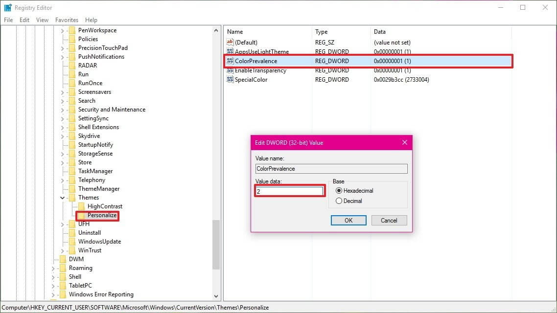 How to Change Taskbar Color in Windows 10 - TechCommuters