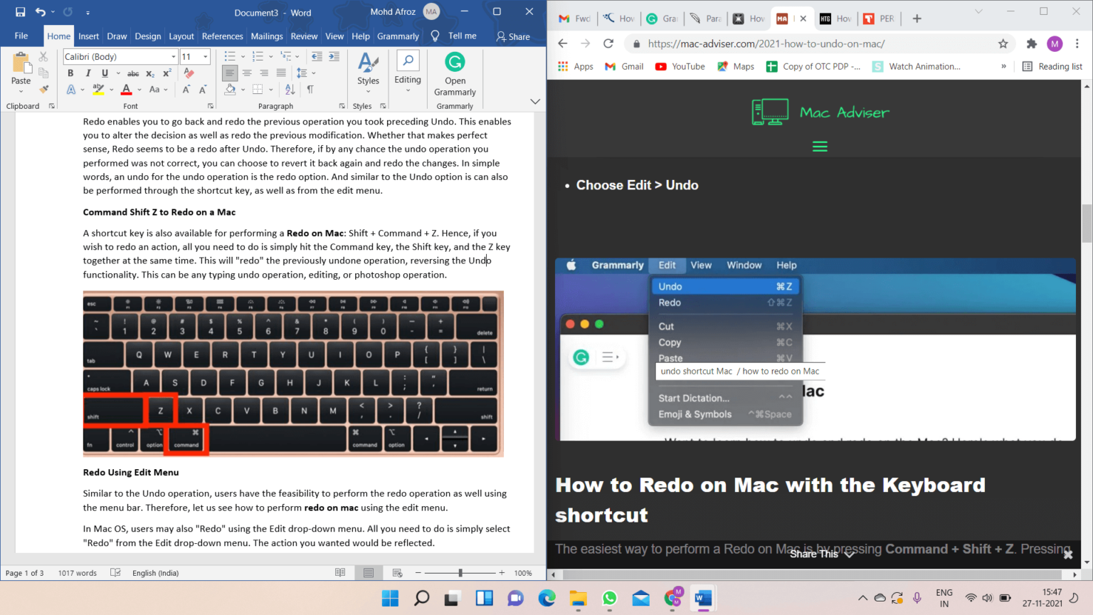 How to Undo and Redo on a Mac - TechCommuters