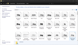How to Manage Your Fonts in Windows - TechCommuters