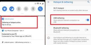 Android & iPhone USB tethering not working in Windows 11/10?