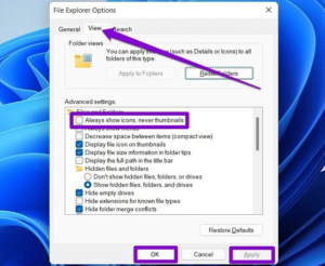 How to fix Thumbnails Not Showing in Windows 11, 10?
