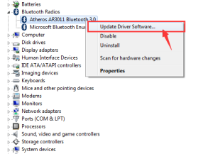Bluetooth Peripheral Device doesn't have a Driver Windows 7