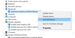 Bluetooth Peripheral Device doesn't have a Driver Windows 7