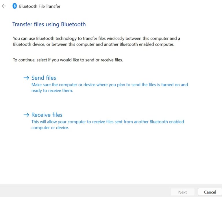 How to Share Files Over Bluetooth On Windows 11, 10 & 7 PC