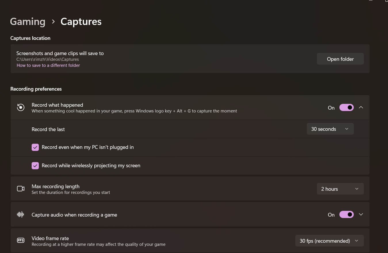 Game Captures Background Recording Settings Windows 10: Complete Guide