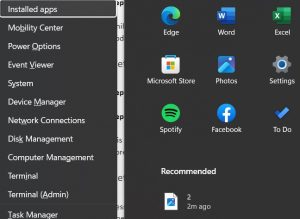 Programs And Features Settings in Windows 11 - Open/Enable/Disable