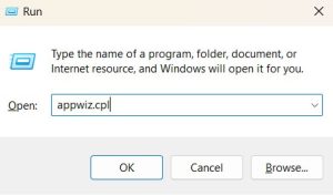 Programs And Features Settings in Windows 11 - Open/Enable/Disable