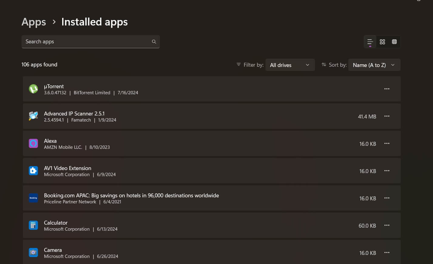 Programs And Features Settings in Windows 11 - Open/Enable/Disable