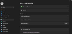 What Are The Default Program Settings In Windows 11?