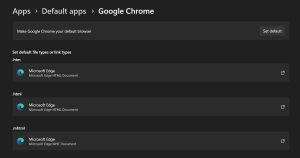 What Are The Default Program Settings In Windows 11?