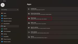 What Are The Default Program Settings In Windows 11?