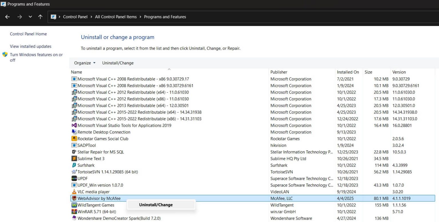 How To Uninstall Third-Party Antivirus Software on Windows: Complete Removal - TechCommuters